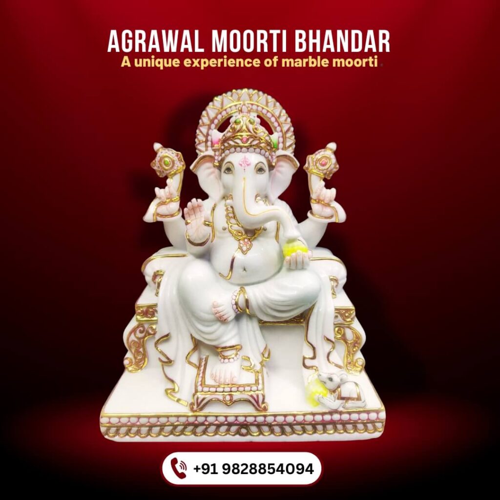 Bhagwan Ganesha Ji Statue in Marble | Order Now